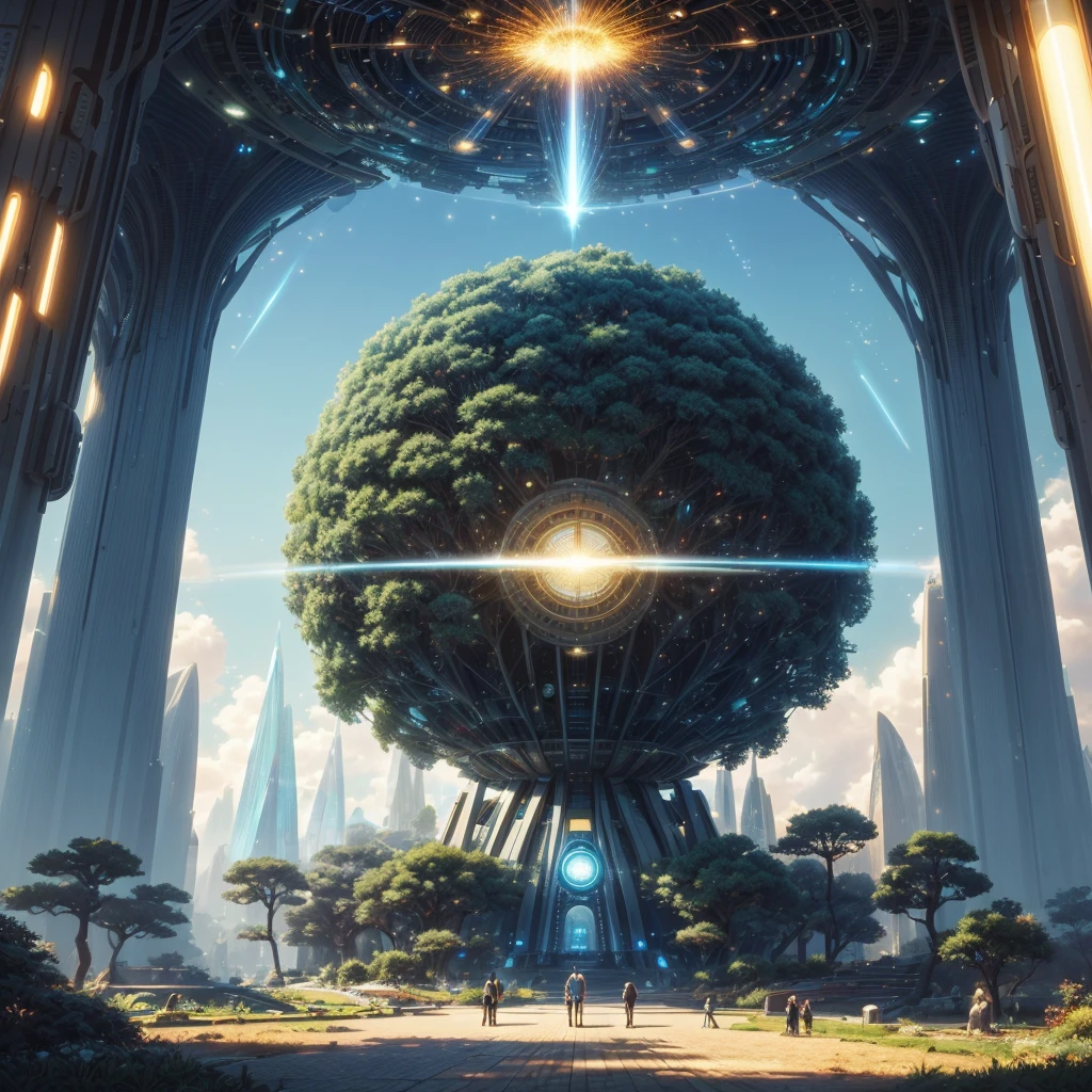 (((A utopian world full of futuristic science fiction and fairy tale ...