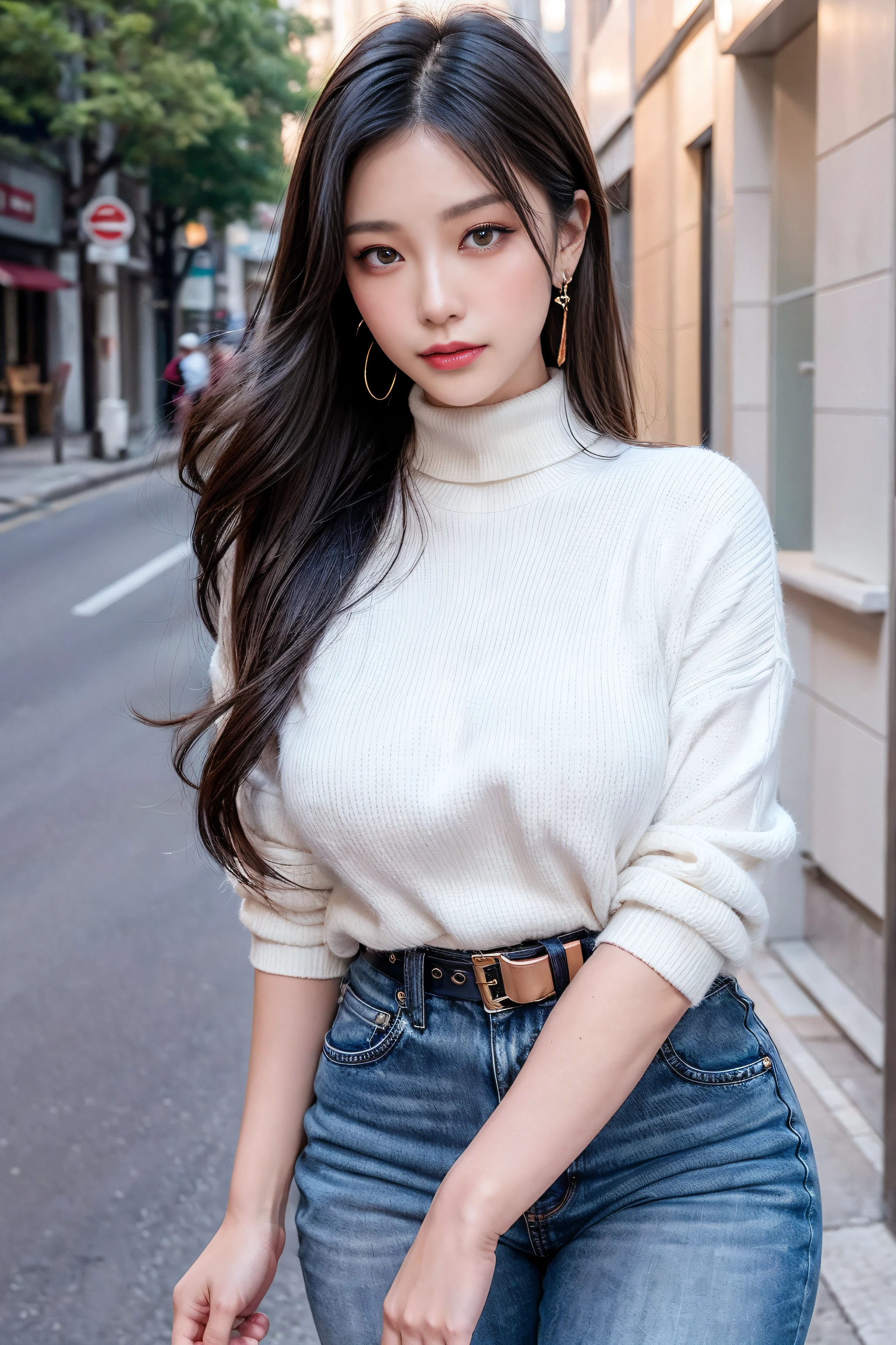 A Very Beautiful Asian Girl Alone Mature Girl Alone On The Street White