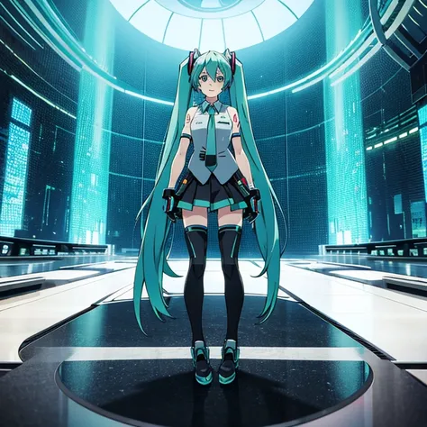 hatsune miku minecraft shaders - SeaArt Al - Free Al Art Generator