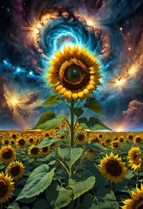 sunflower god, the almighty creator of the entire universe, Larger than ...