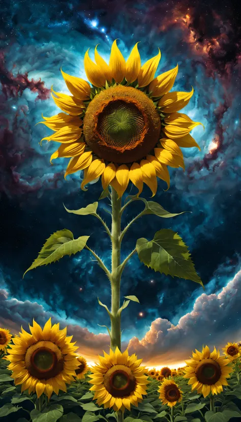 sunflower god, the almighty creator of the entire universe, Larger than ...