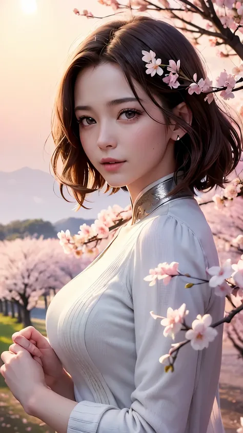 (masterpiece, high resolution:1.4), (photo of a Japanese teenage girl with short hair and honey ...