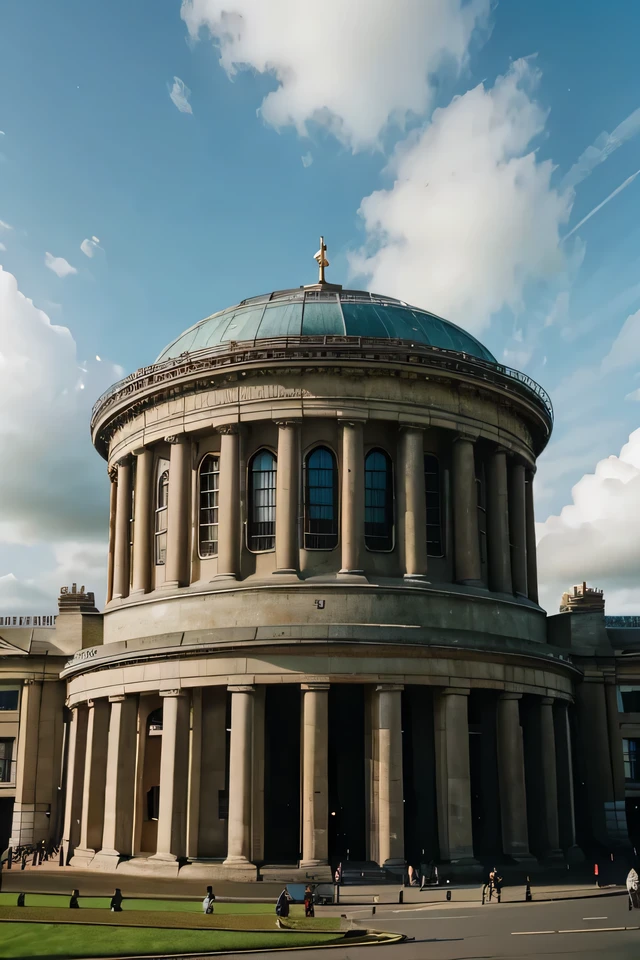 Arafed view of a large building with a dome on top - SeaArt AI