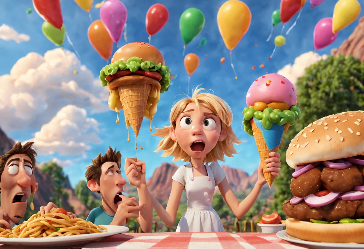 Cloudy with a Chance of Meatballs - 使用SeaArt AI創作