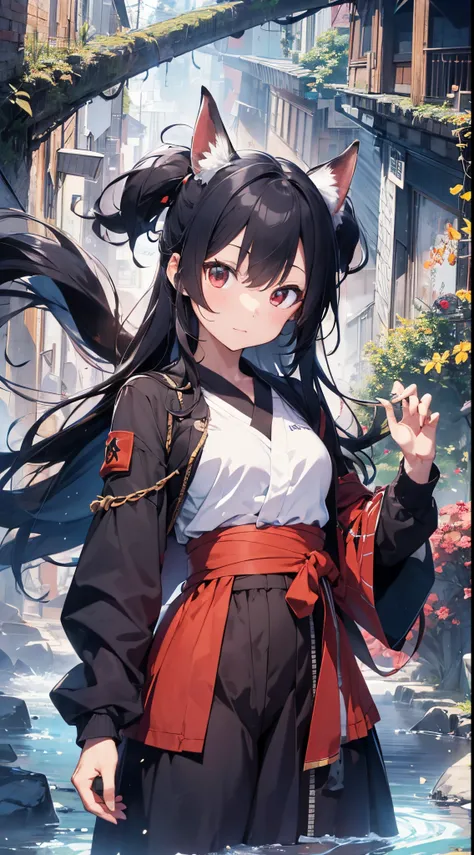 masterpiece、(detaileds、hight resolution、top-quality)、（1 girl：1.5）、Onmyopath、samurais、A war-torn ...