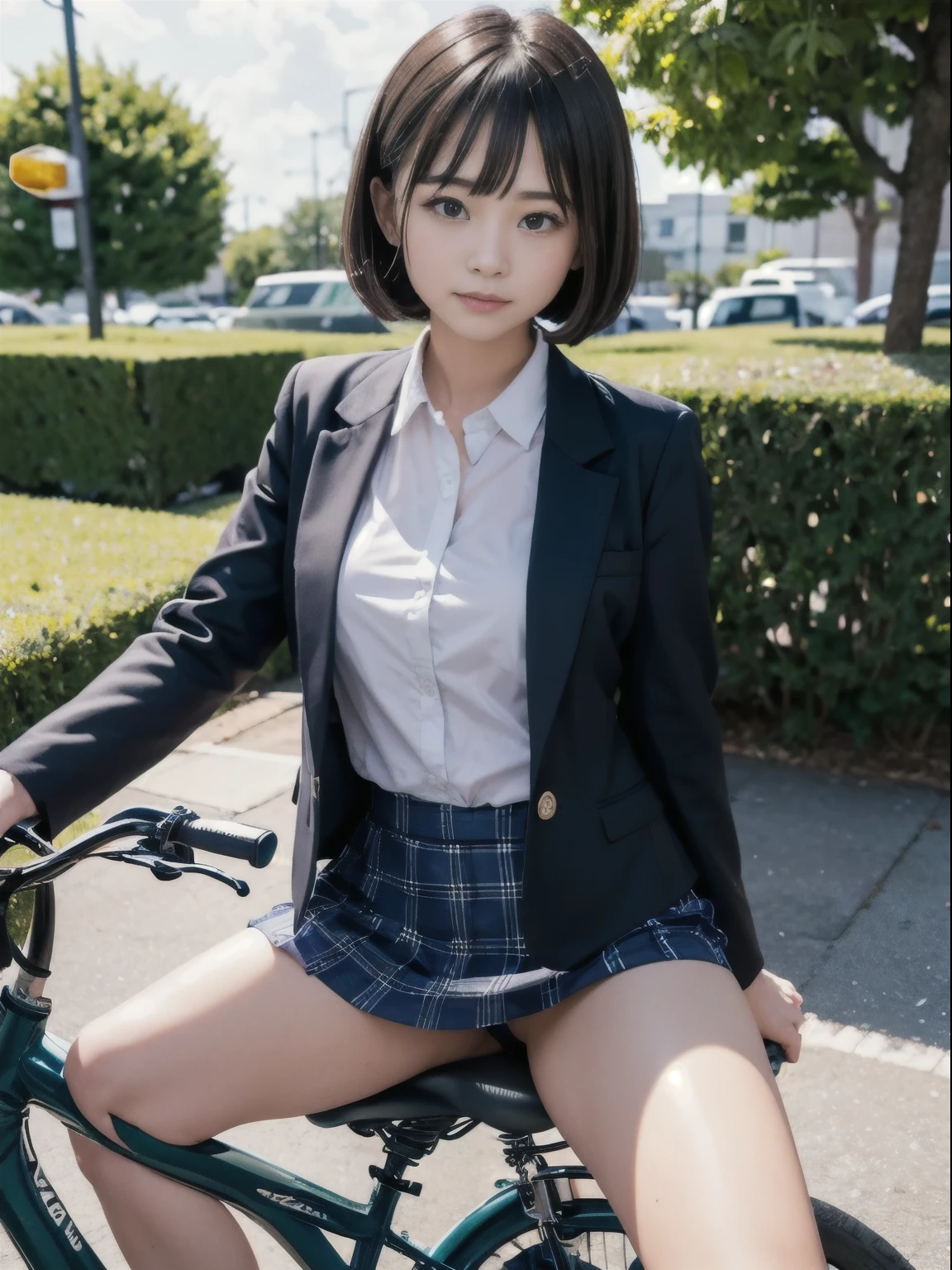 ( masterpiece、ultra-detailliert、8K、top-quality:1.5)、((Awesome))、smil、14-year-old idol、Shorthair ...