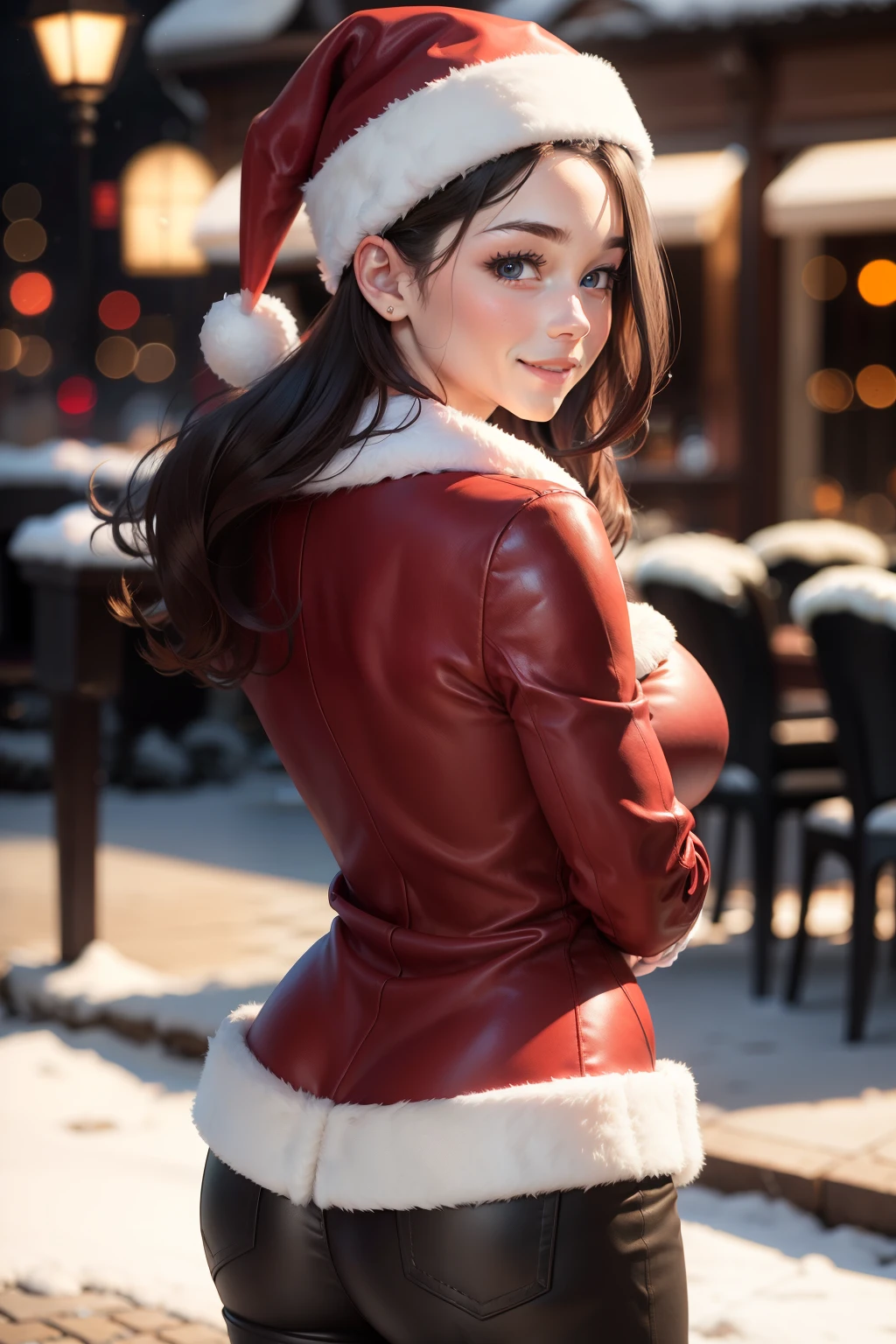 Araffe dressed in a santa claus outfit posing for a picture - SeaArt AI