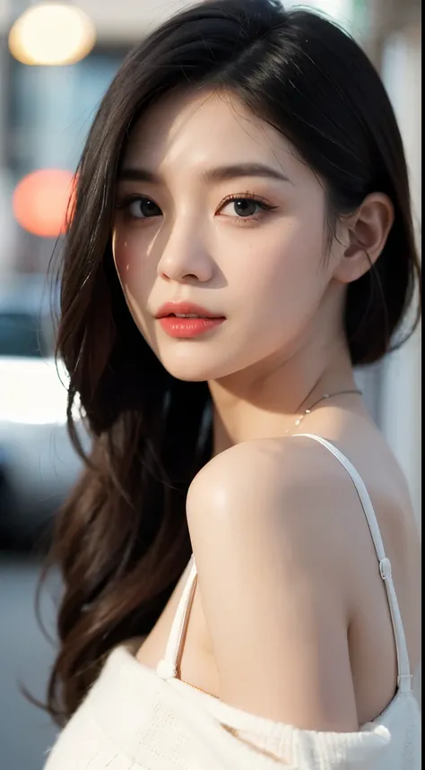 Goddess woman, make-up, bokeh, close-up, seductive look - SeaArt AI