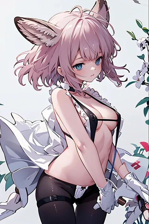 【Costume】YUIO Maid Dress ~ Maid Slingshot Swimsuit 女仆弹弓泳衣 - SeaArt AIモデル