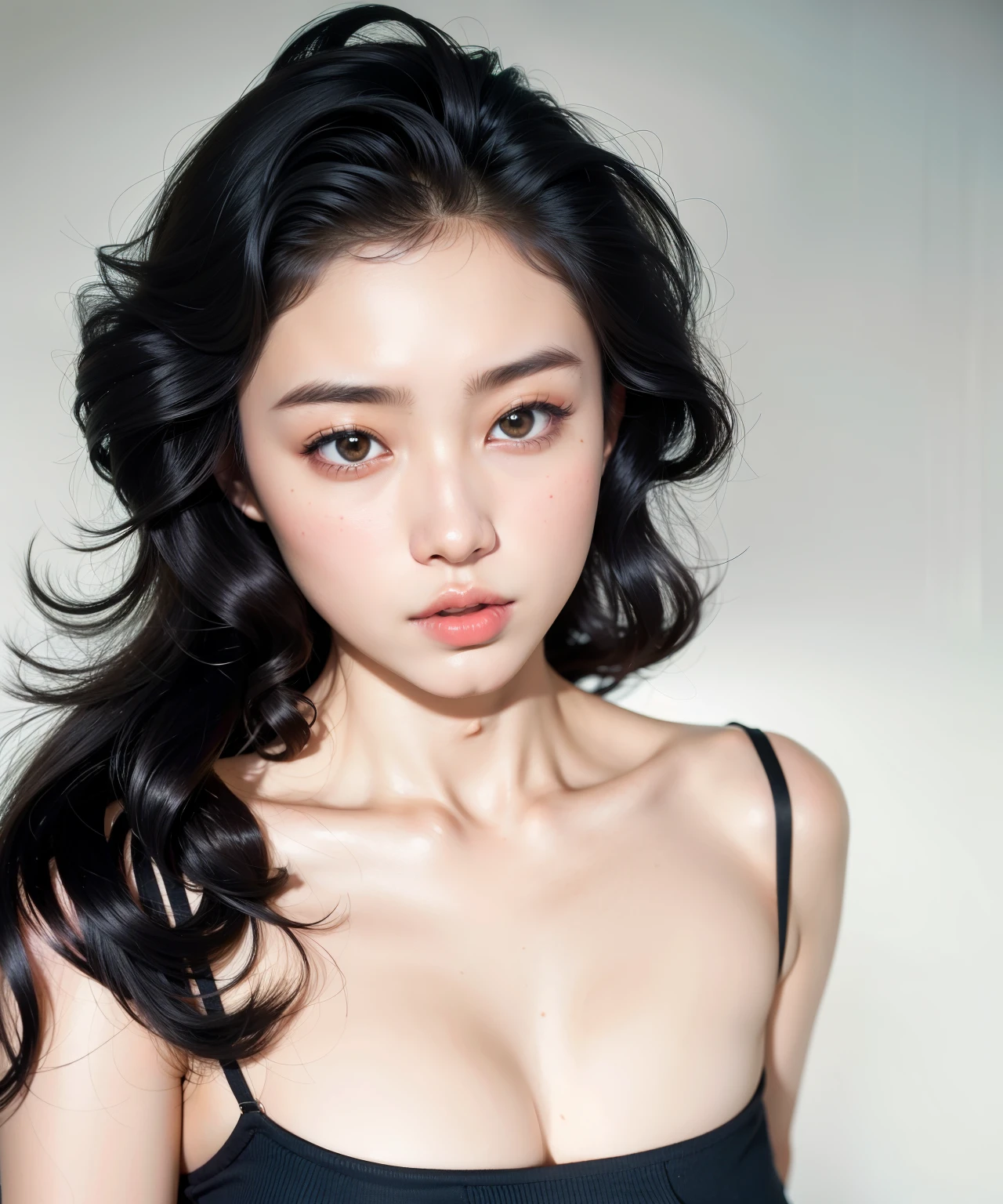 Hay una mujer con una blusa ne - SeaArt AI