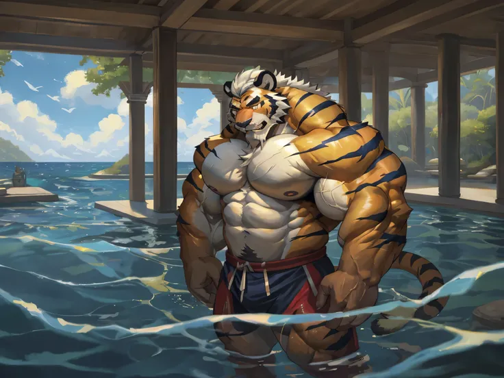 Muscular Male - Furry and Human - SeaArt AI Model