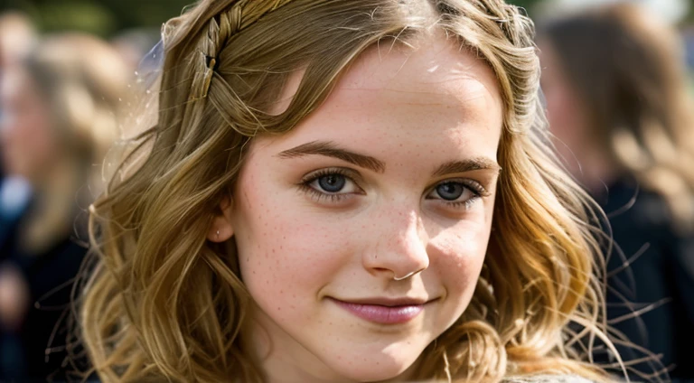 Atemberaubend niedlich, (18 Jahre alt), Kizi, dreamy look, blondes Haar - SeaArt AI