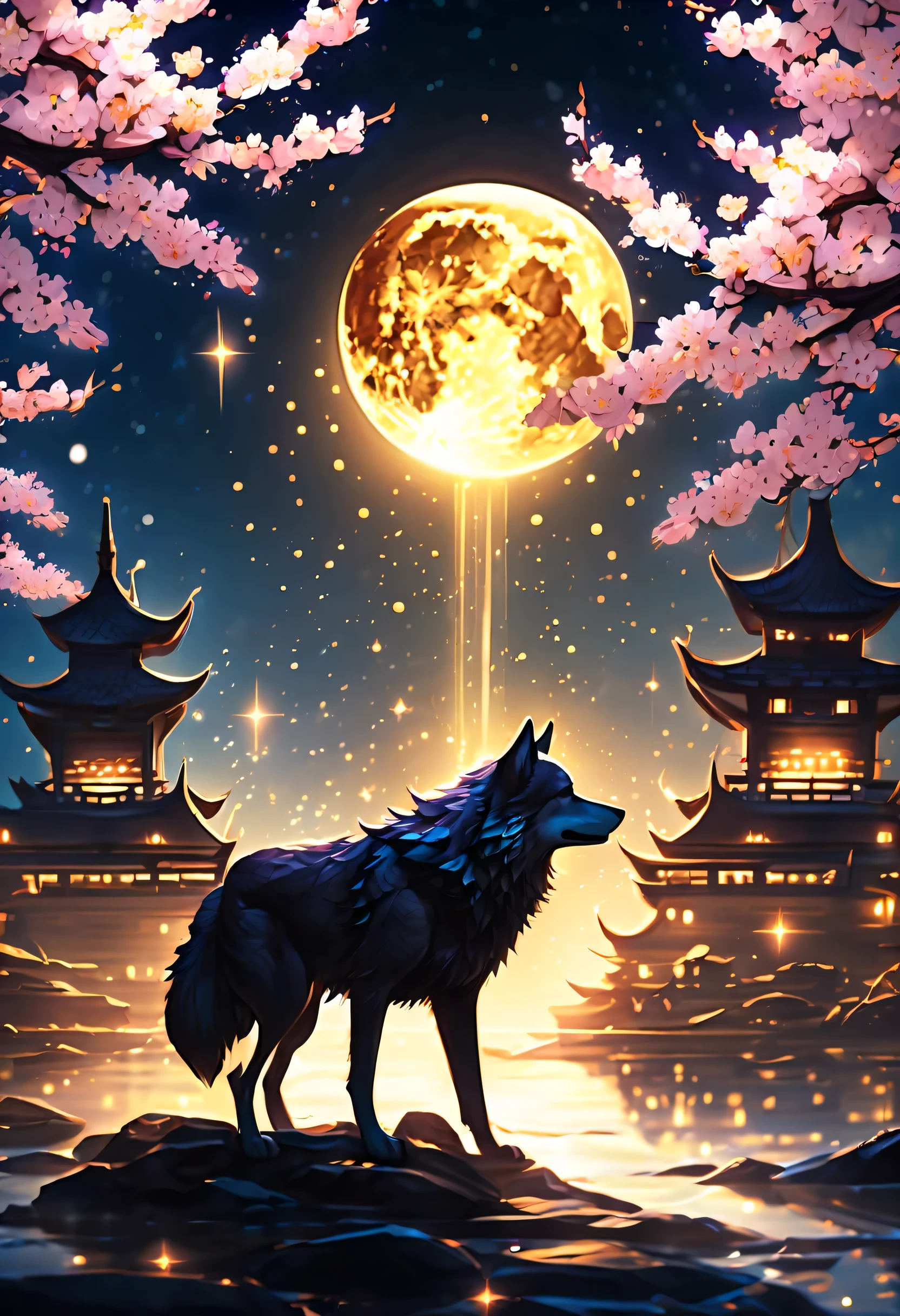 City Night View/城市夜景/都市の夜景 created with SeaArt AI