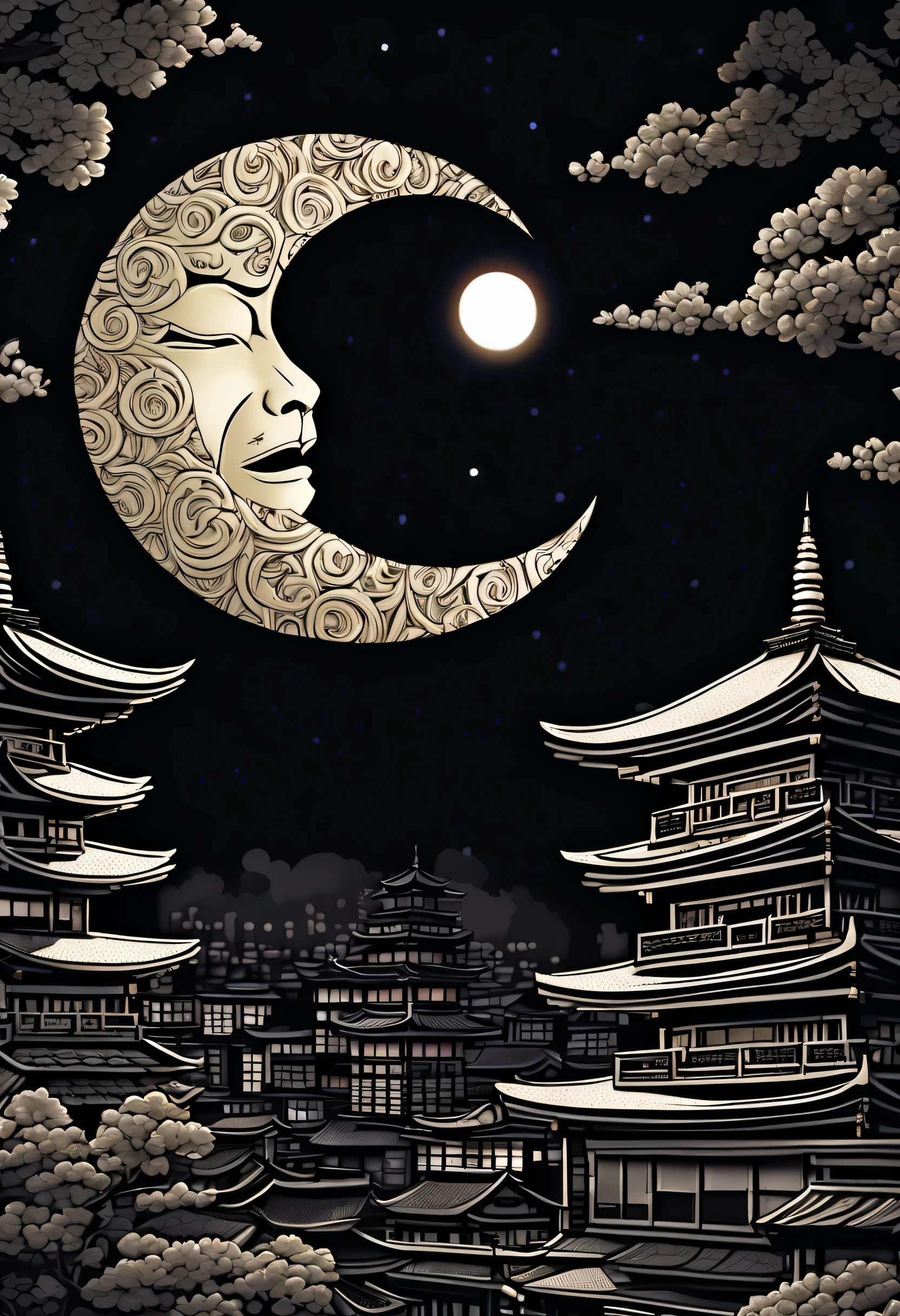 City Night View/城市夜景/都市の夜景 created with SeaArt AI