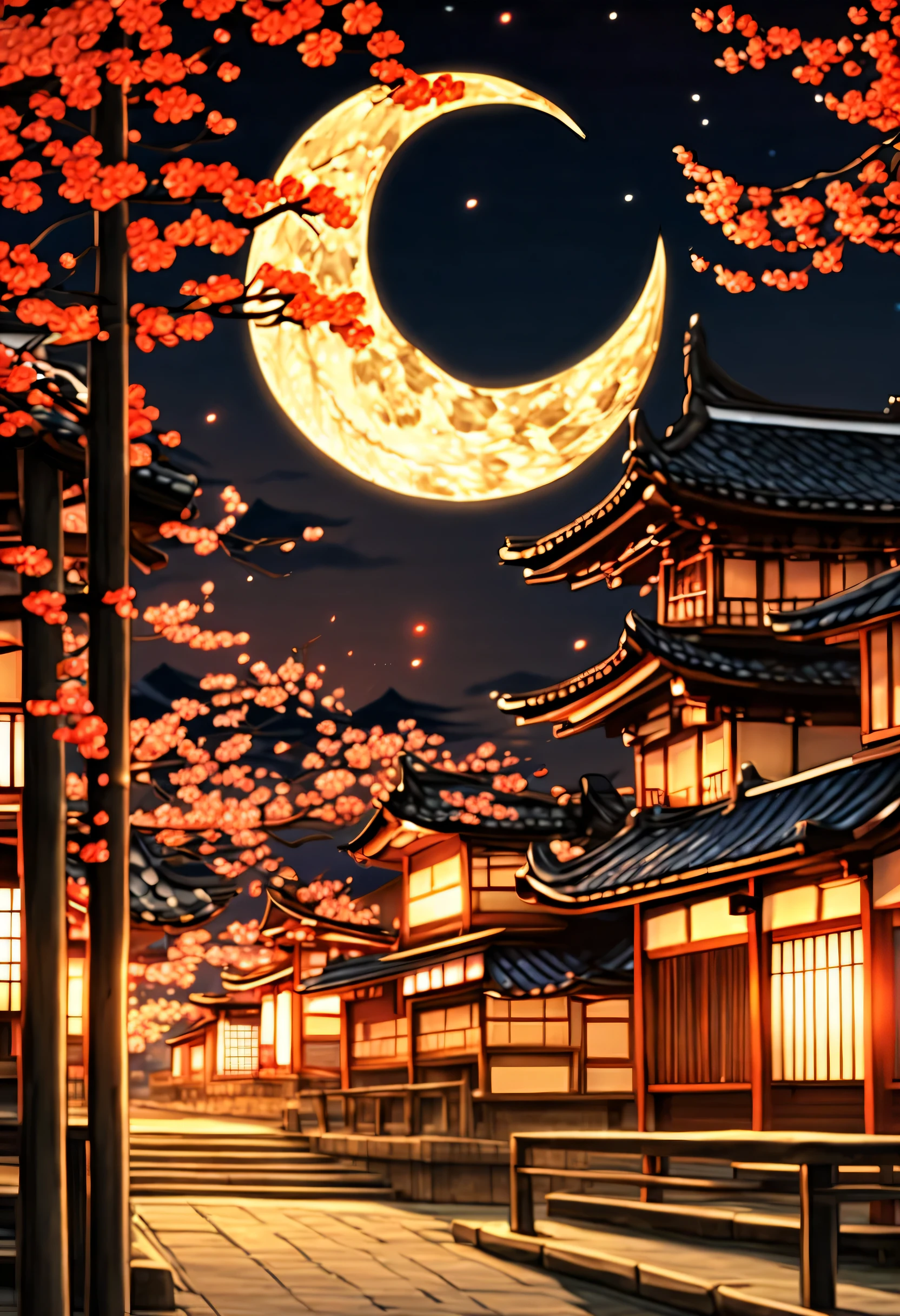 City Night View/城市夜景/都市の夜景 created with SeaArt AI