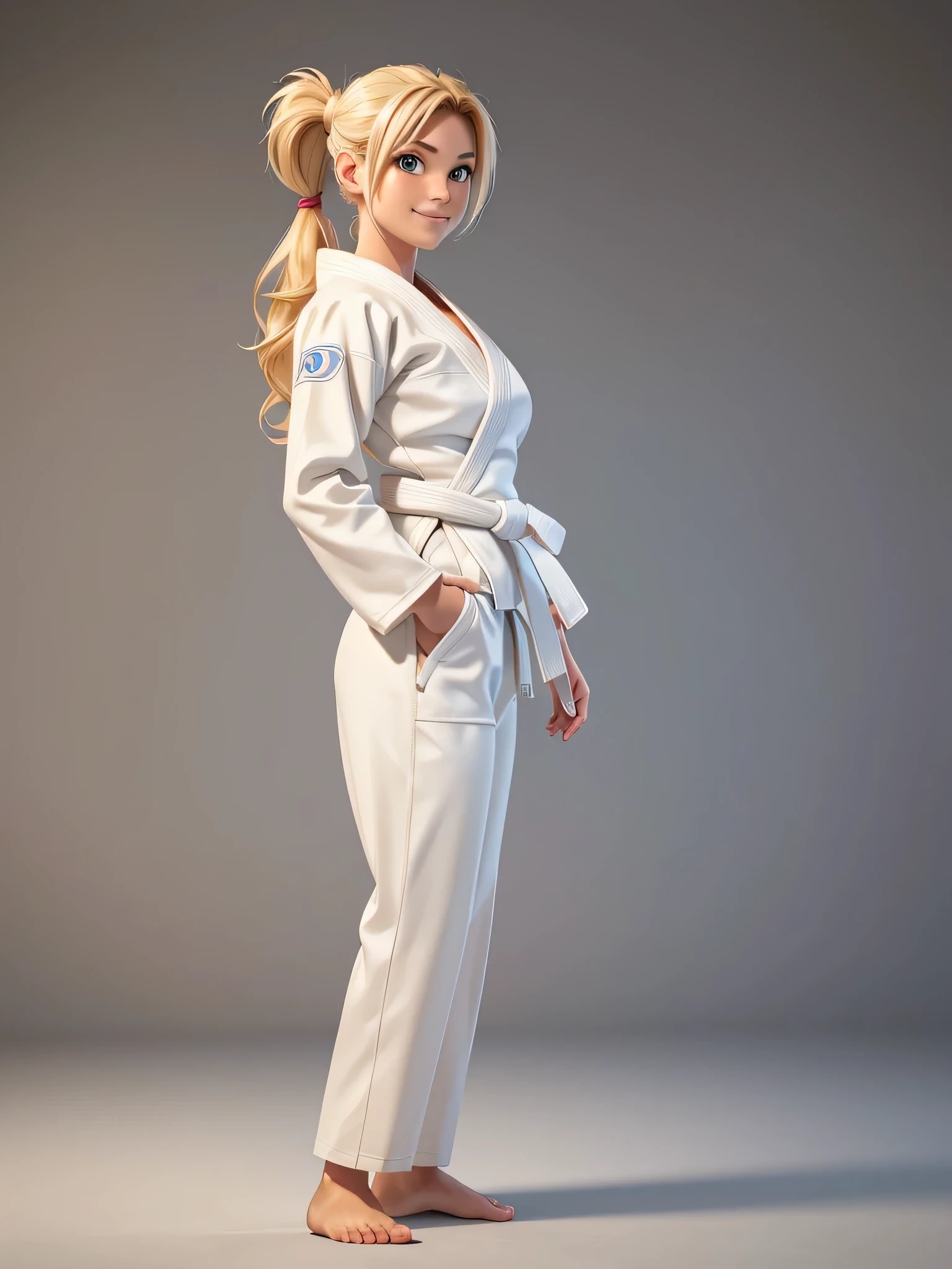 Judô Girl created with SeaArt AI