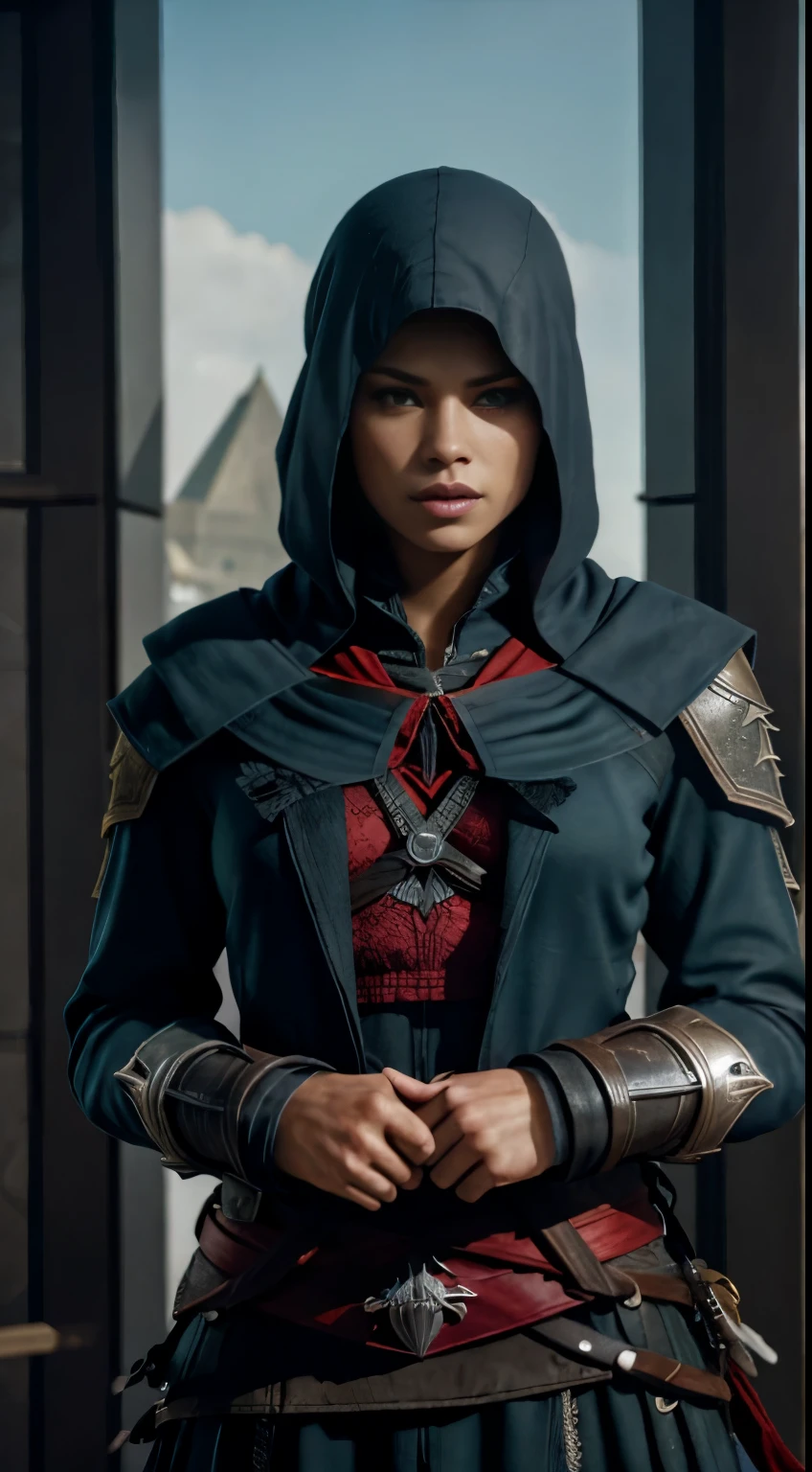 Assassin's creed, filles belle, vetement moulante, tissu usée ...