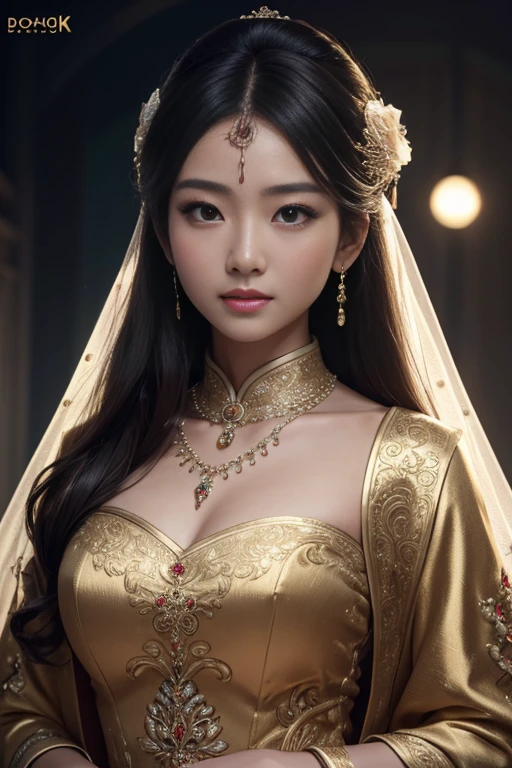 Best quality, masterpiece, highres, 1girl,china wedding dress - SeaArt AI