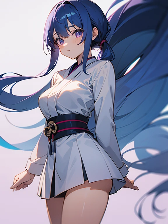 Anime Girl With Light Blue Hair Hair In A Delicate Blue Tone Seaart Ai