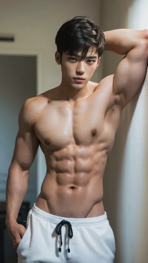 top-quality、 masterpiece、超A high resolution、(realisitic:1.4)、Detailed face、solo、1human male、Dark ...