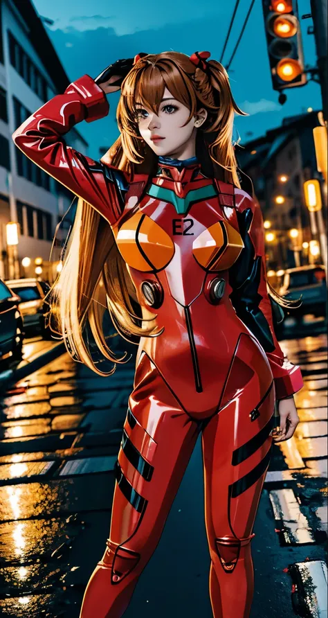 Asuka Langley plugsuit cosplay costume |《Evangelion》明日香 战斗服 cos 服 |「Evangelion」 アスカ バトルスーツ コスプレ ...