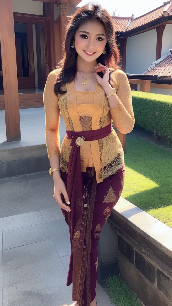 Traditional Dress Kebaya Balinese created with SeaArt AI