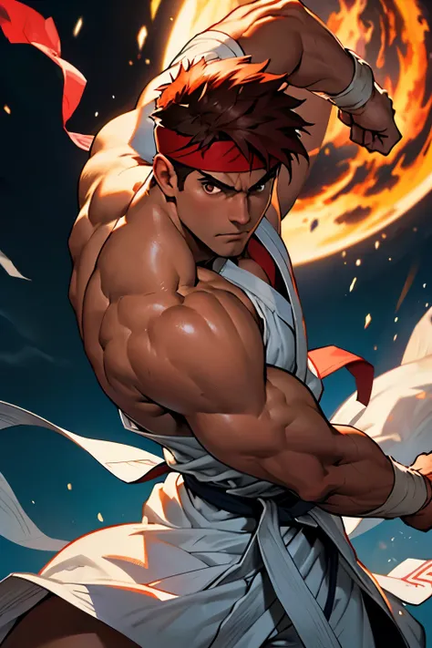 (tmasterpiece, Best quality), One guy, Wear samurai pants ((white micro clip:_Patterned_designs ...