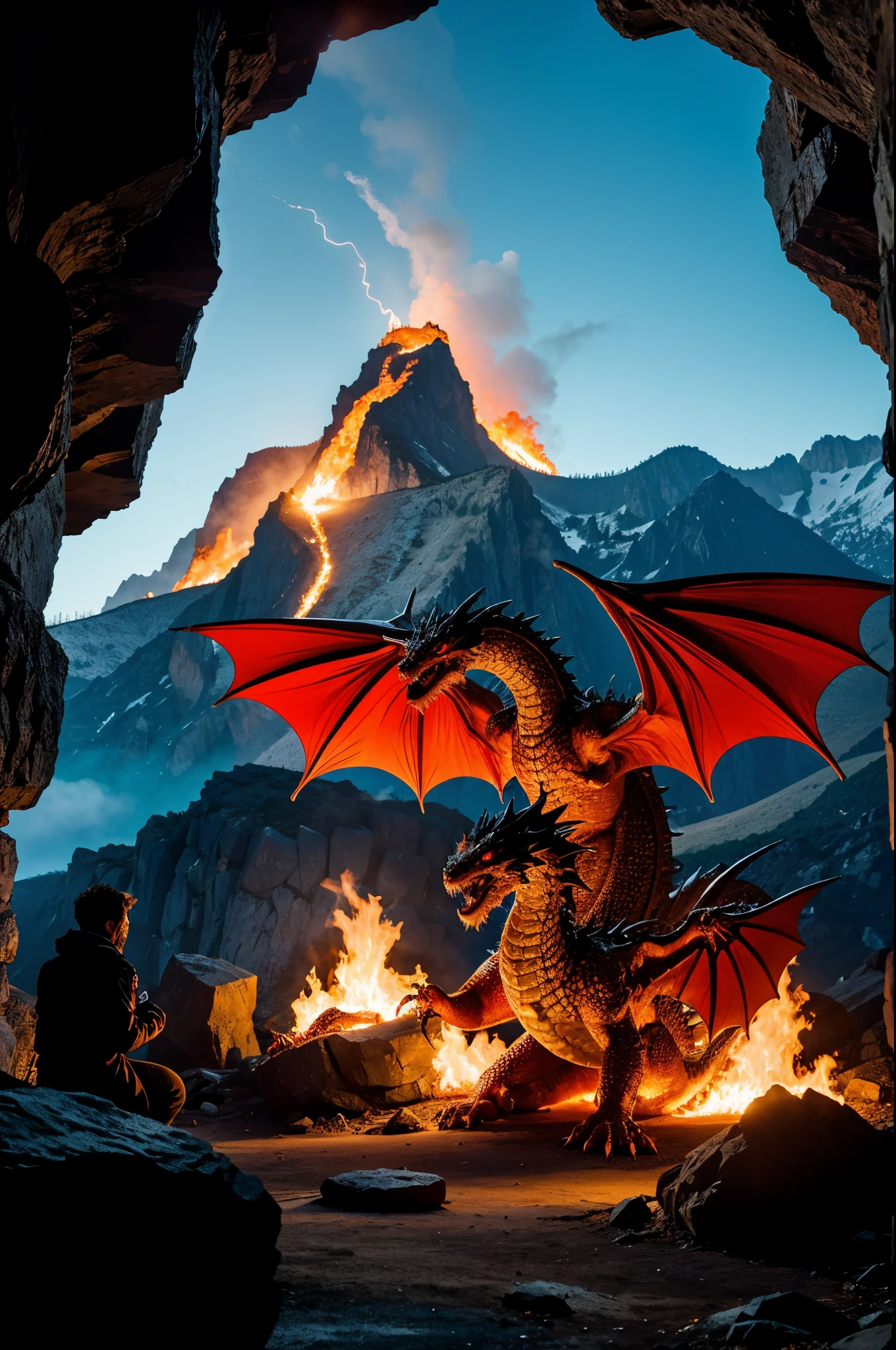 There be dragons! created with SeaArt AI