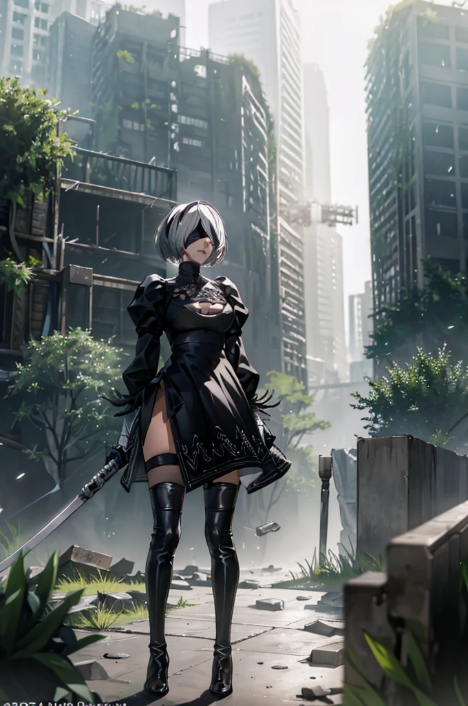 SeaArt AIで作成された2B NieR:Automata