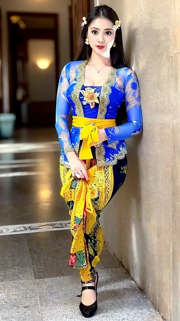 Traditional Dress Kebaya Balinese created with SeaArt AI