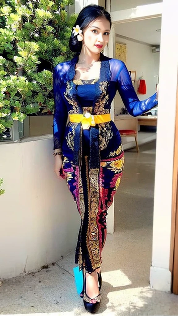 Traditional Dress Kebaya Balinese created with SeaArt AI