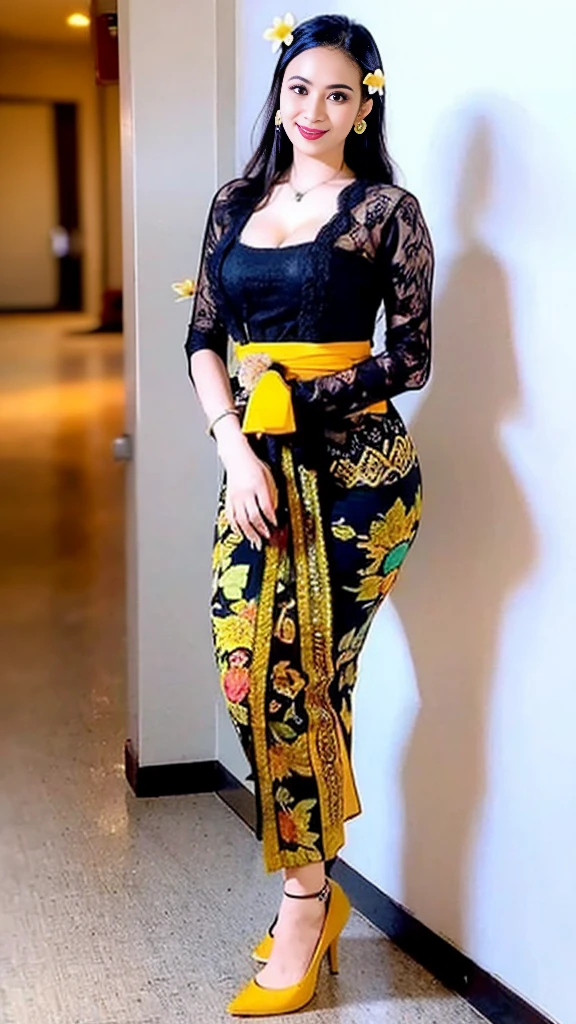 Traditional Dress Kebaya Balinese created with SeaArt AI