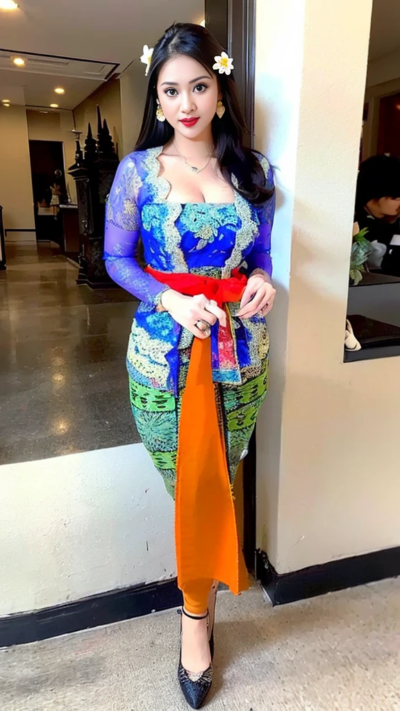 Traditional Dress Kebaya Balinese created with SeaArt AI