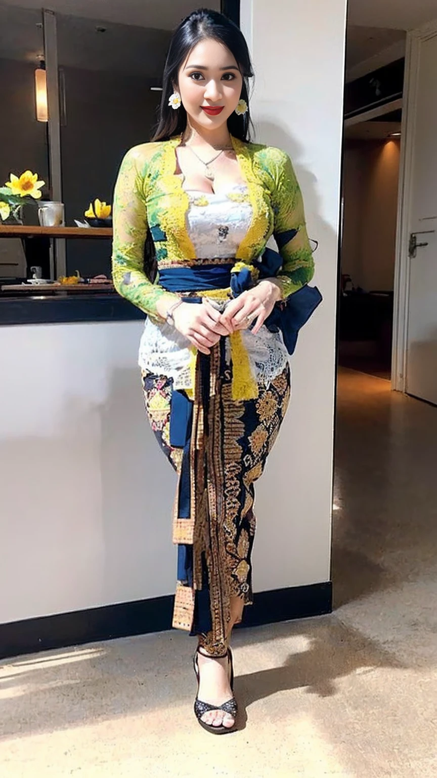 Traditional Dress Kebaya Balinese created with SeaArt AI