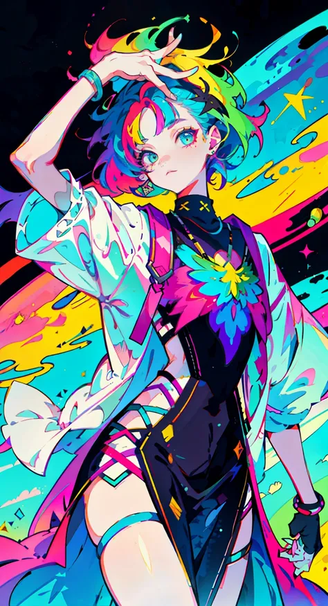 rainbowcore aesthetics - SeaArt Al - Free Al Art Generator