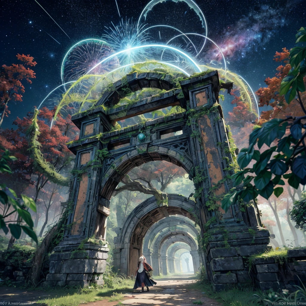 forgotten gateway of time and space created with SeaArt AI