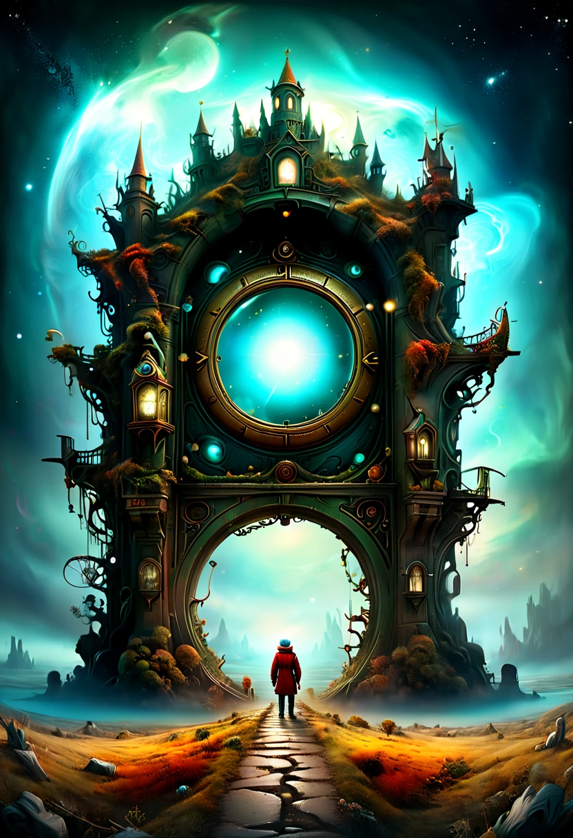 被遗忘的时空之门/Forgotten Gateway of Time and Space/忘れられた時空の扉 created with SeaArt AI