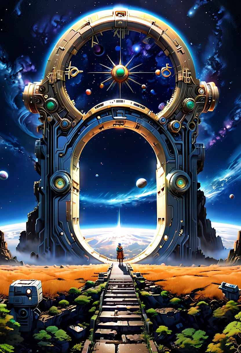 被遗忘的时空之门/Forgotten Gateway of Time and Space/忘れられた時空の扉 created with SeaArt AI