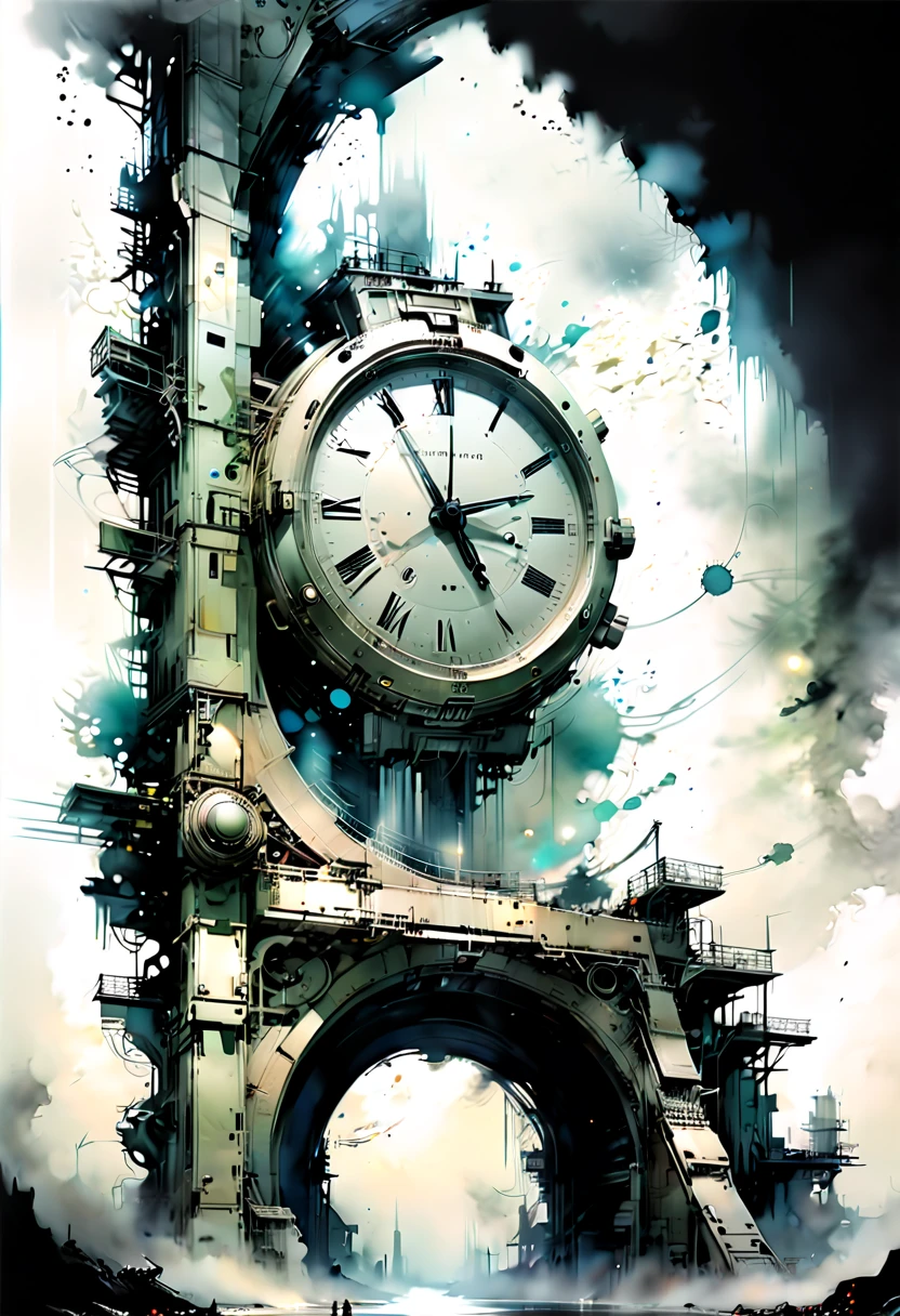 被遗忘的时空之门/Forgotten Gateway of Time and Space/忘れられた時空の扉 created with SeaArt AI