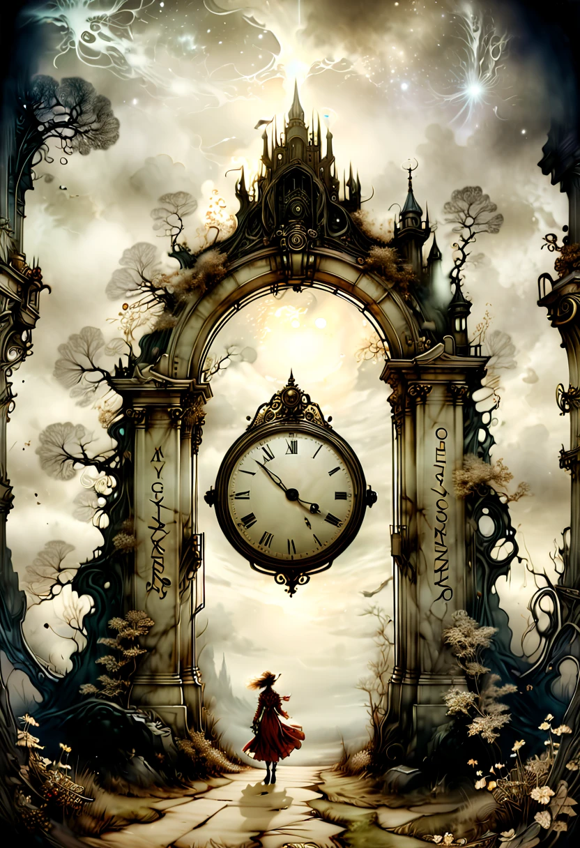 被遗忘的时空之门/Forgotten Gateway of Time and Space/忘れられた時空の扉 created with SeaArt AI