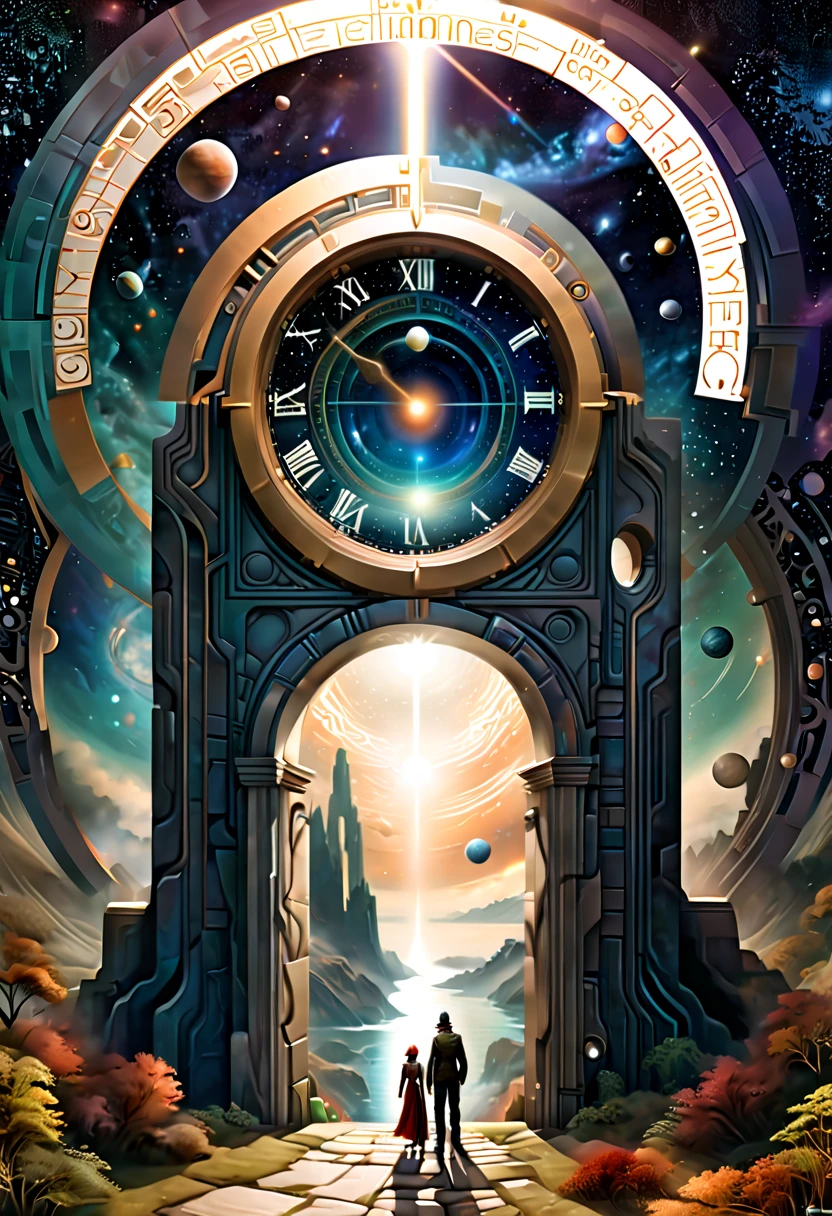 被遗忘的时空之门/Forgotten Gateway of Time and Space/忘れられた時空の扉 created with SeaArt AI
