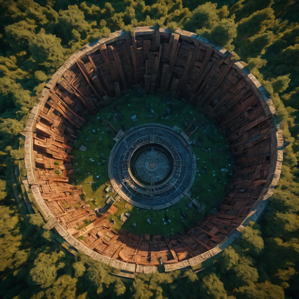 Forgotten Gateway of Time and Space/被遗忘的时空之门/忘れられた時空の扉 creado con SeaArt AI