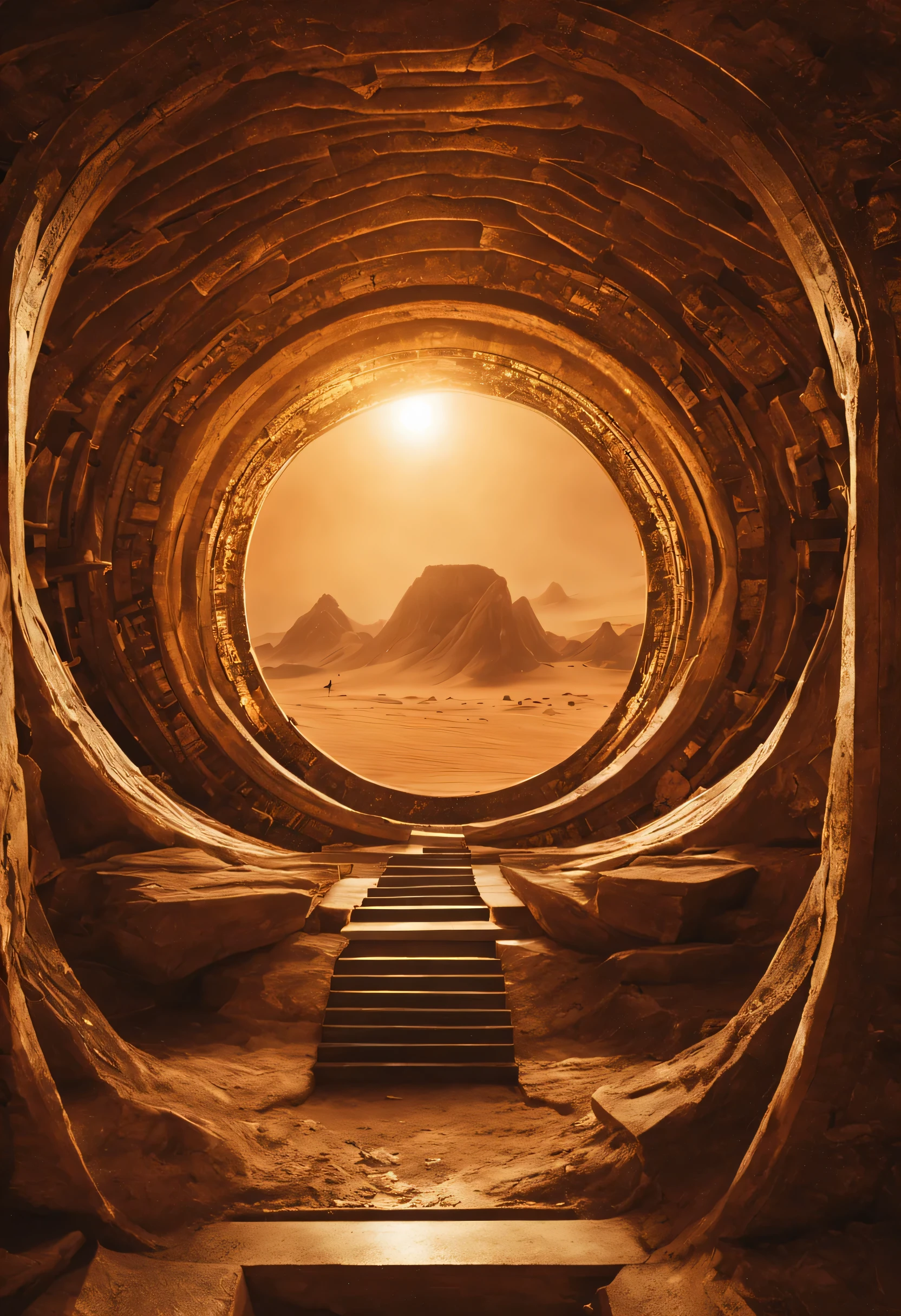 The Forgotten Gateway of Time and Space Daily Challenge created with SeaArt AI