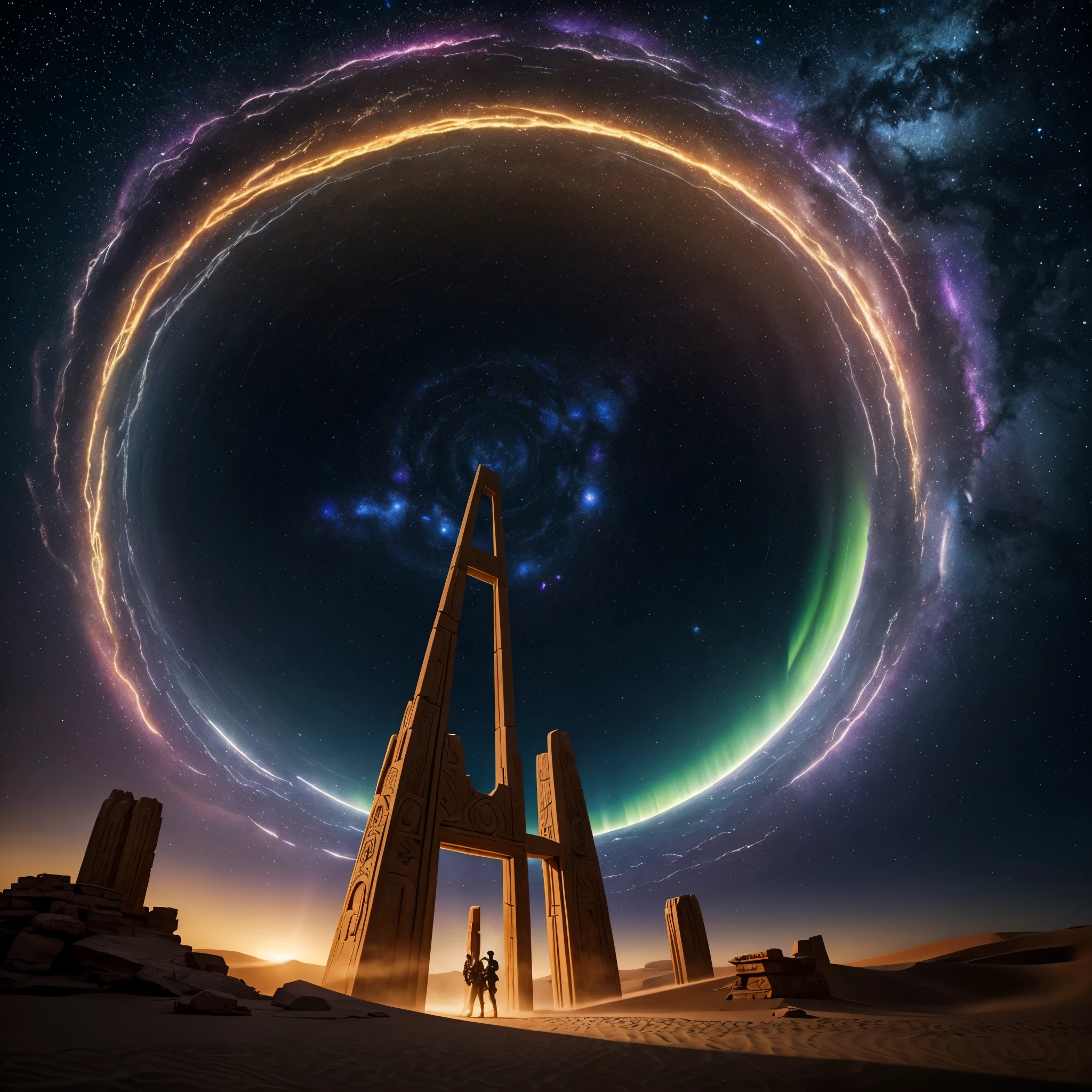The Forgotten Gateway of Time and Space Daily Challenge created with SeaArt AI