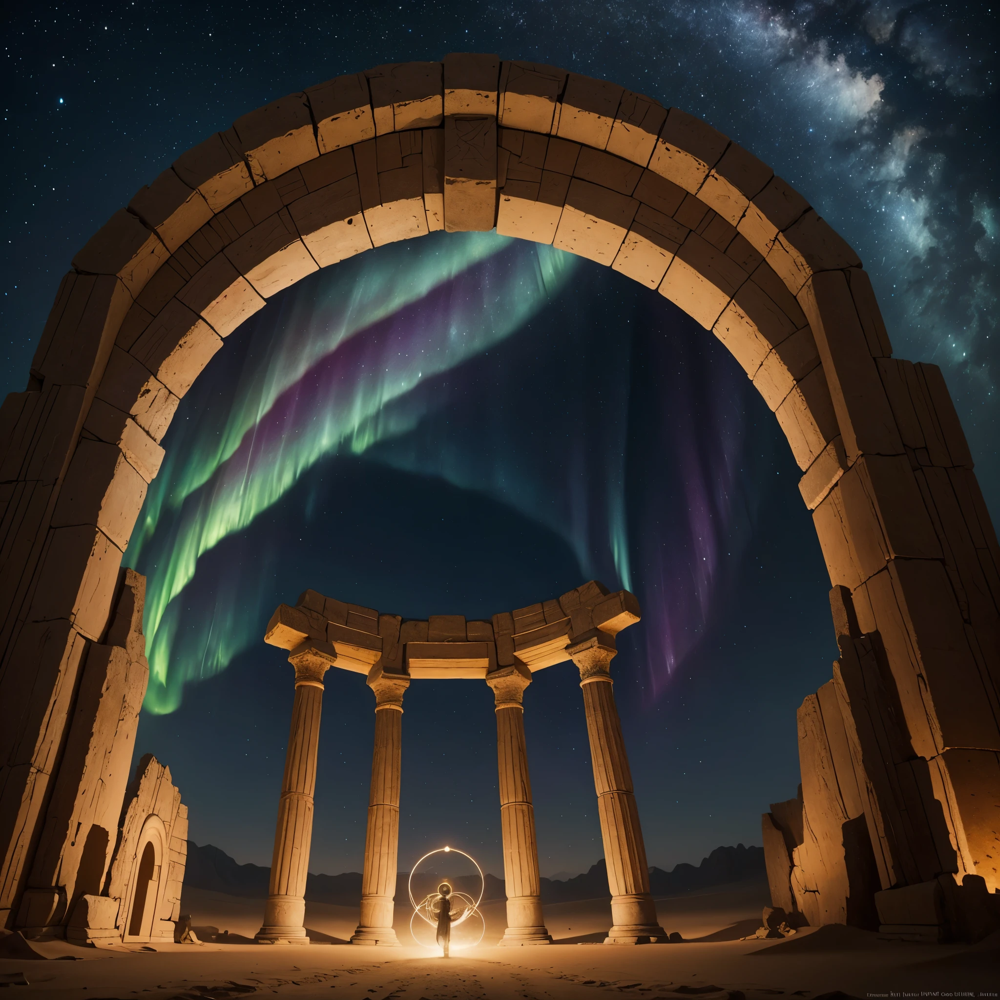 The Forgotten Gateway of Time and Space Daily Challenge created with SeaArt AI