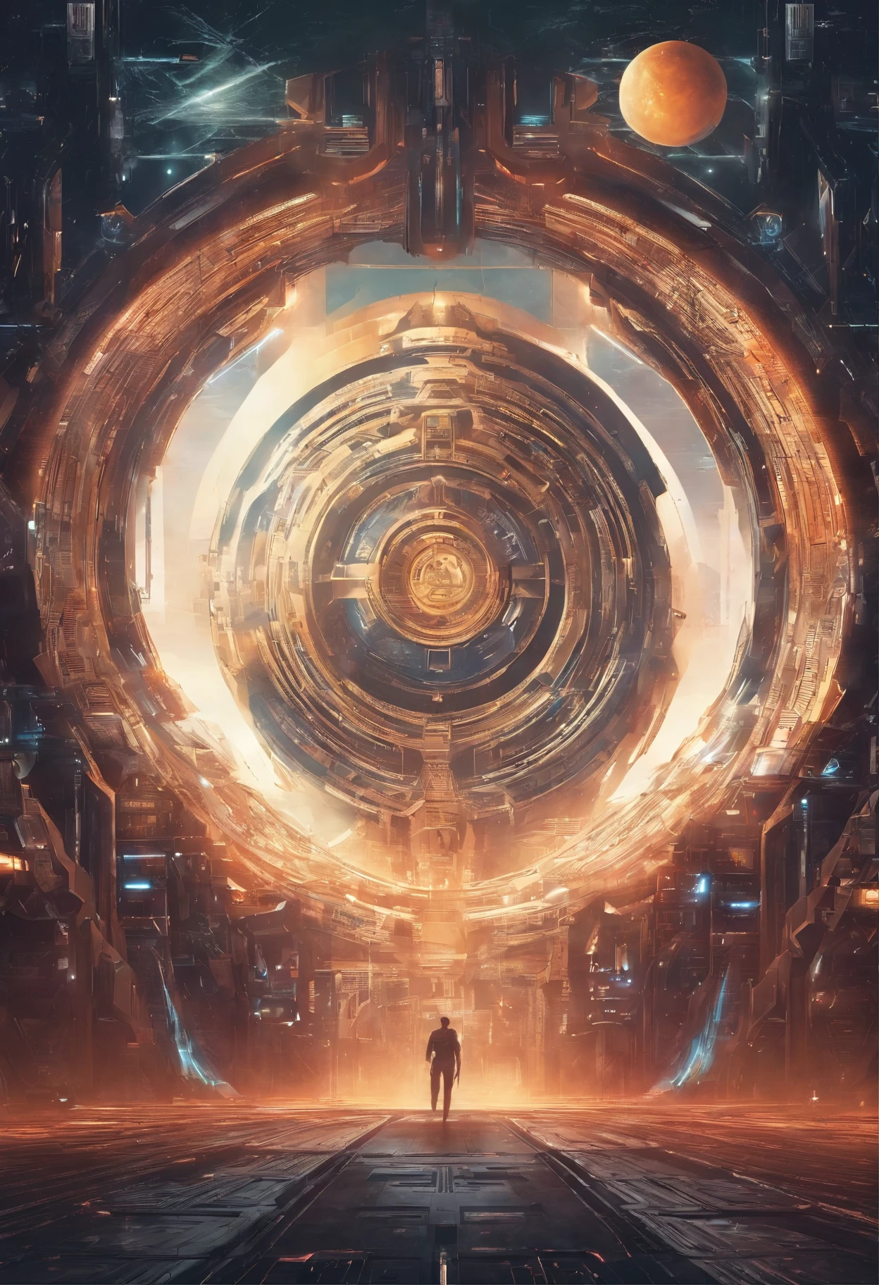 The Forgotten Gateway of Time and Space Daily Challenge created with SeaArt AI