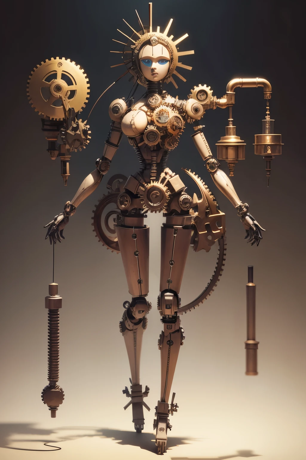 SeaArt AIで作成されたMechanical Puppet Set1 (20240302)