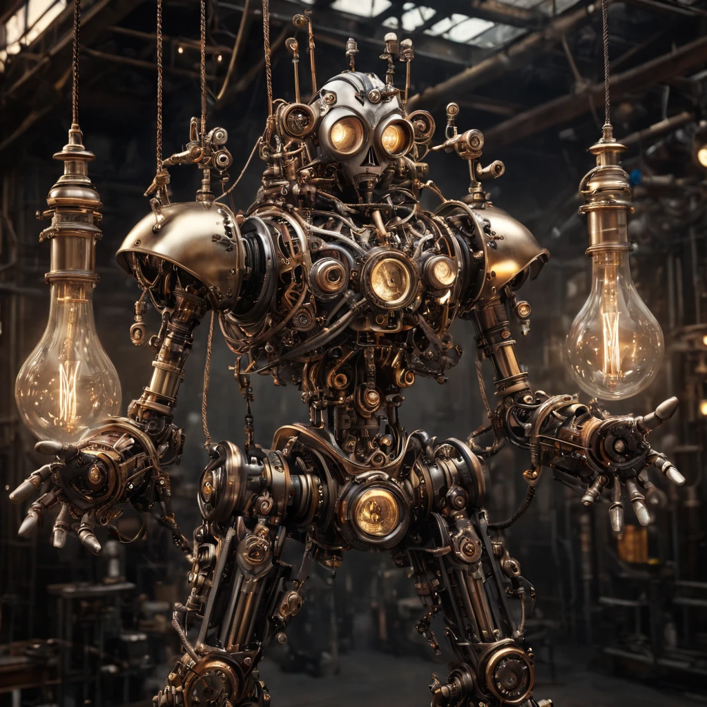 Mechanical Puppet created with SeaArt AI