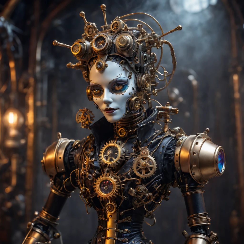 Mechanical Puppet created with SeaArt AI