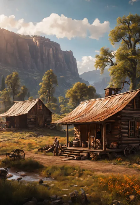 minecraft 27s wild west - SeaArt Al - Free Al Art Generator